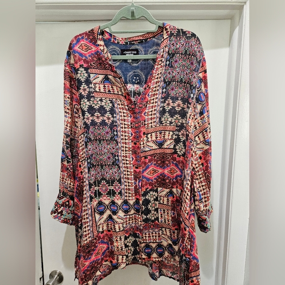 Johnny Was | Tops | Johnny Was Voyager Tunic | Poshmark